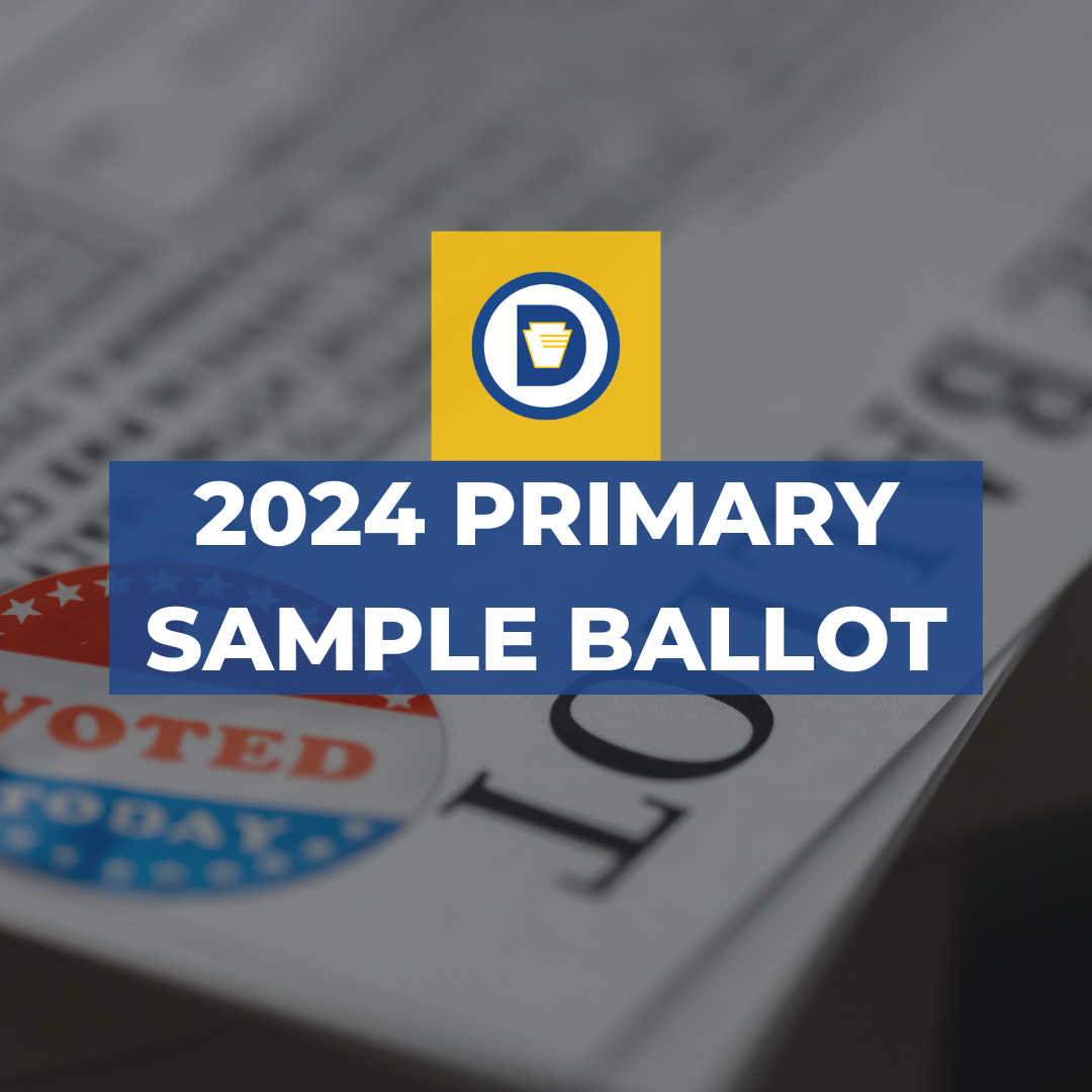 Get your 2024 primary sample ballot! - Tredyffrin Township Democrats