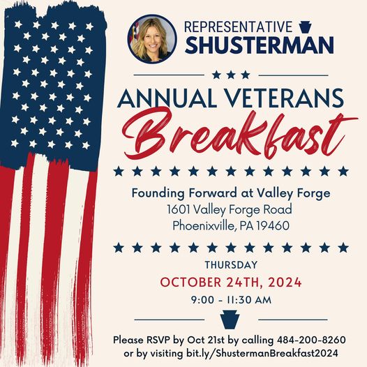 Annual Veterans Breakfast hosted by State Rep Melissa Shusterman ...